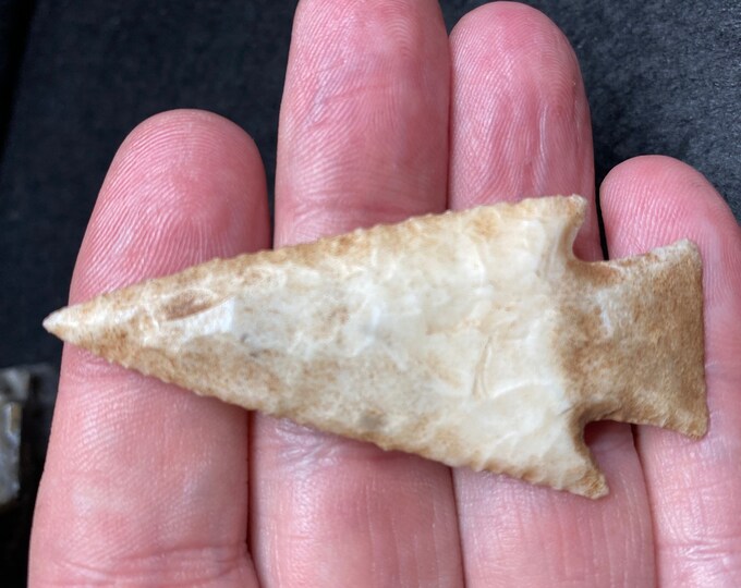 Authentic Hardin Barbed Projectile Point - Ex. Arkansas River Valley ...