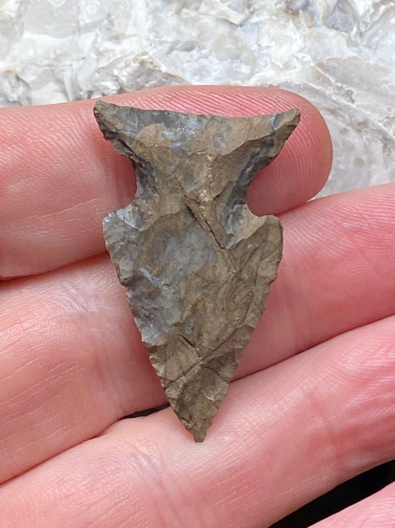 Desert Delta Side Notch Arrowhead Projectile Point - Ancient Native ...
