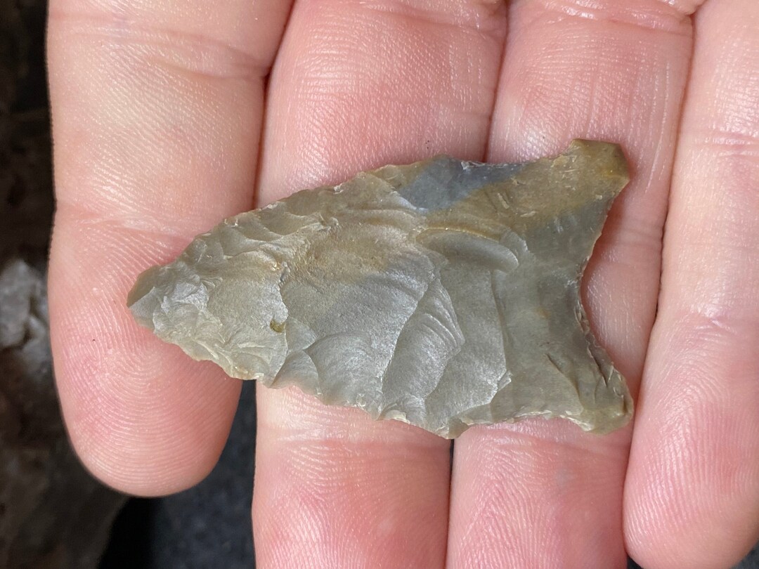 Authentic Dalton Fishtail Auriculate Lanceolate Projectile Point - Very ...