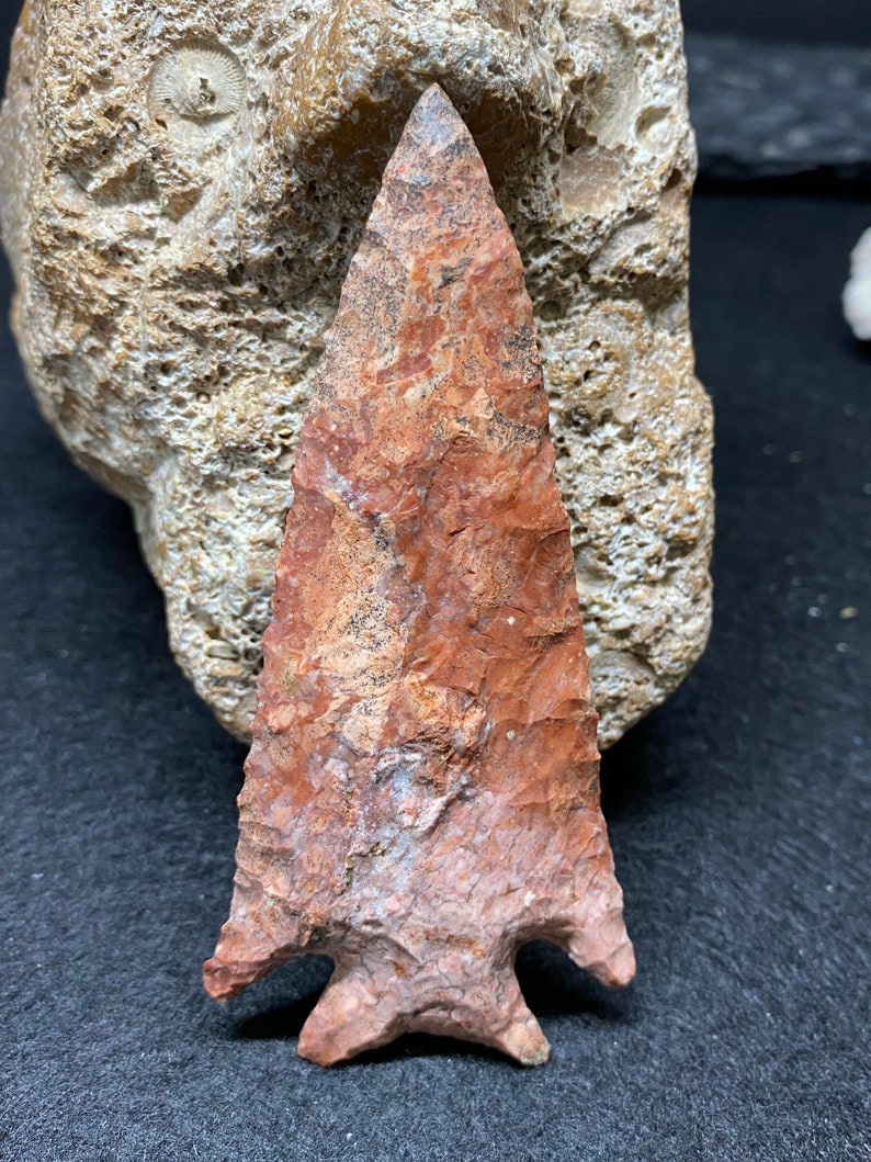 Authentic Kirk Corner Notch Projectile Point Ancient Etsy