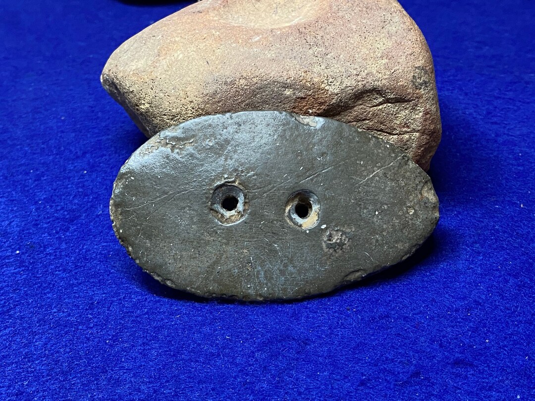 Authentic Native American Drilled Slate Gorget Discovered in Lawrence ...