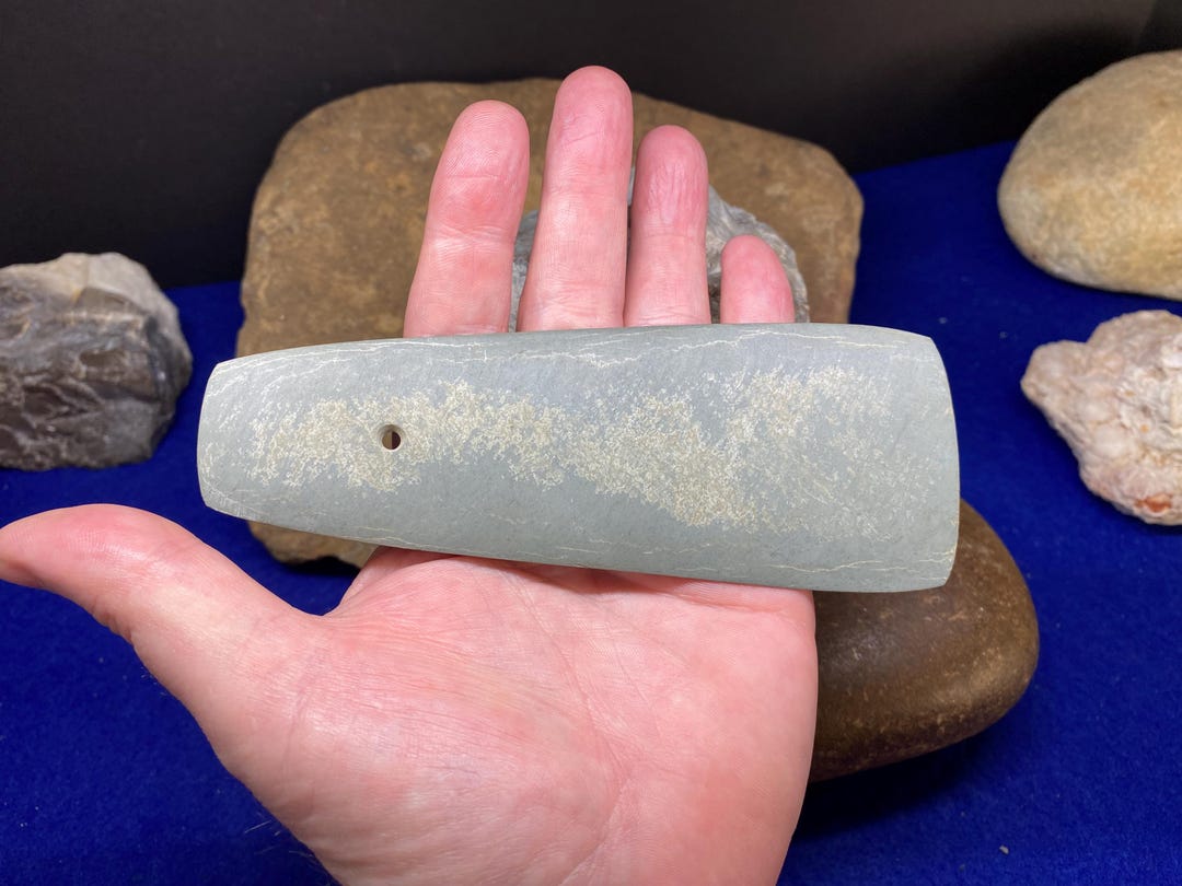 Beautiful Large, Super Thin Authentic Native American Green Slate ...