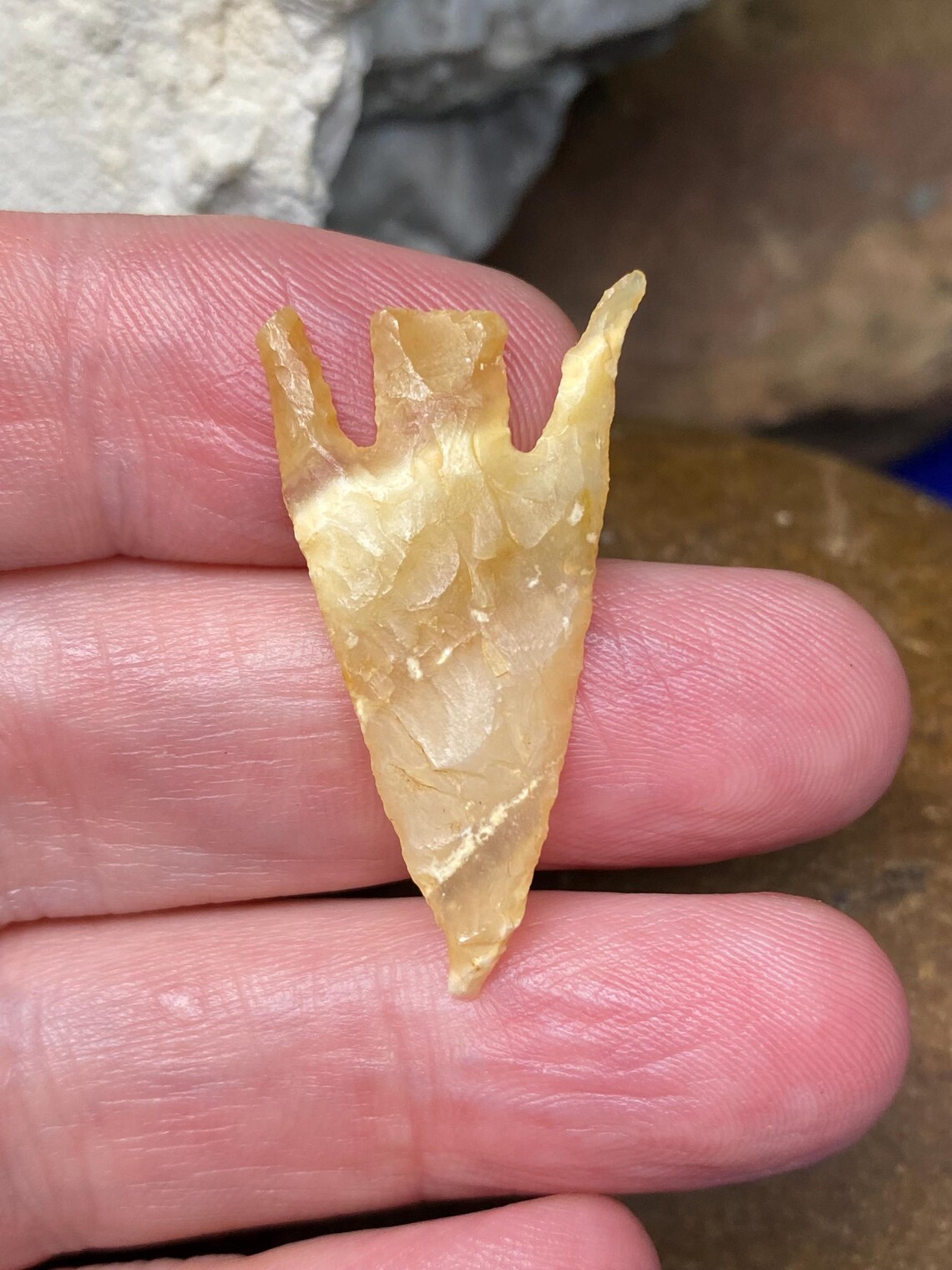 Authentic Gunther Barbed Projectile Point Arrowhead/spear Tip ...