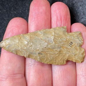 Authentic Ensor Split Base Projectile Point Ex. Arkansas River Valley ...