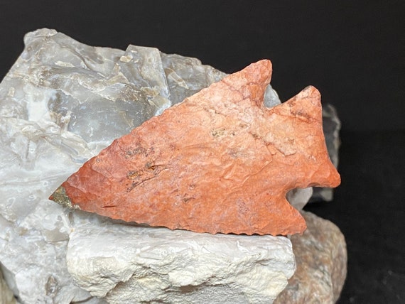 Authentic Kirk Corner Notch Projectile Point Ancient Arrowhead Etsy