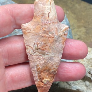 Authentic Adena Stemmed Projectile Point Arrowhead/spear Tip - Discovered in Fayette, AL ...