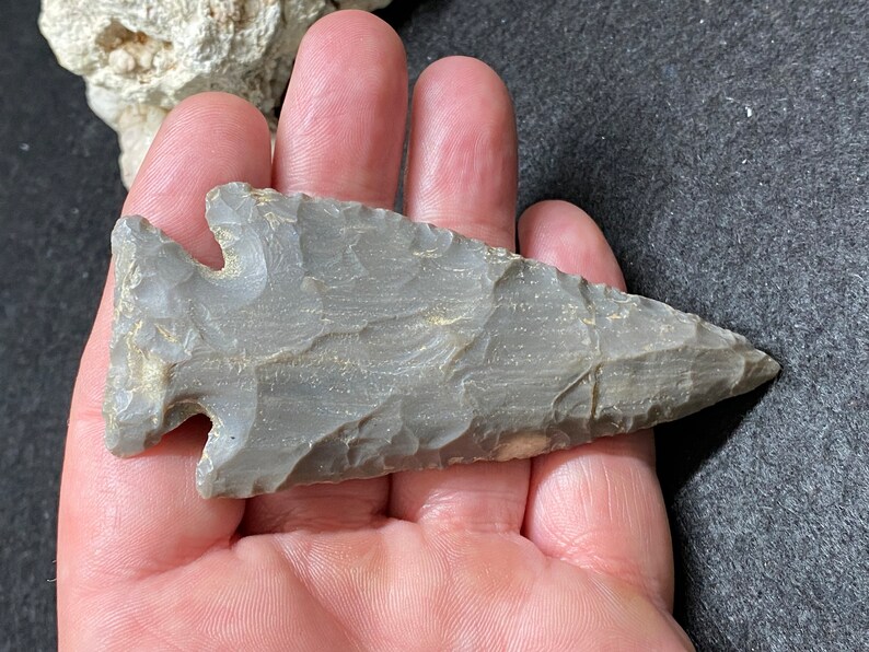 Authentic Hardin Projectile Point Ancient Arrowhead Artifact Etsy