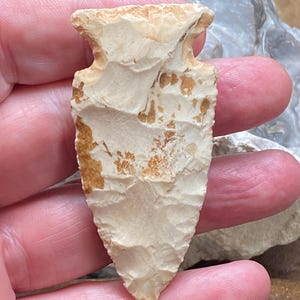 Authentic Kirk Corner Notch Projectile Point Ancient Arrowhead/spear ...