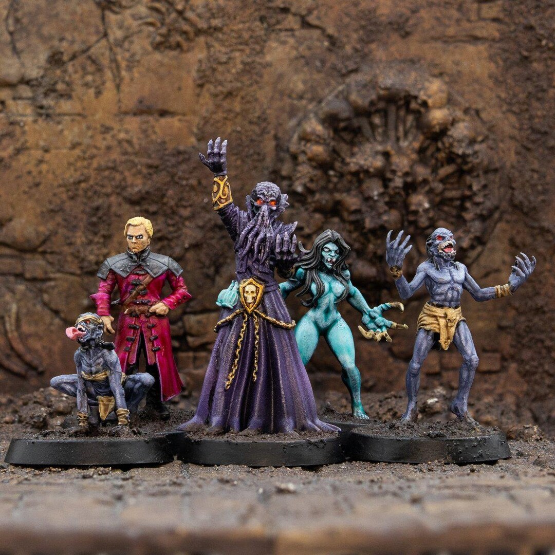 DND Slaves of the Illithid 28mm D&d Starter Pack Fantasy Pathfinder ...