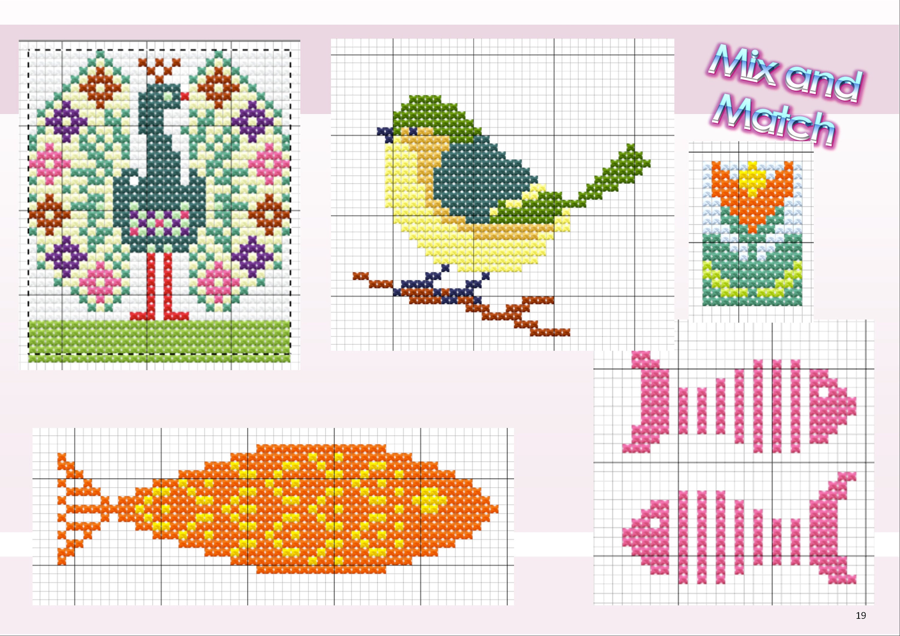 Endless Possibilities: Freestyle Cross Stitch Pattern and - Etsy