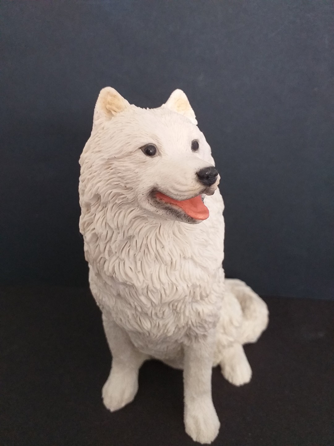 Samoyed Dog Sitting Gift Ornament Model Figure Free UK Postage - Etsy