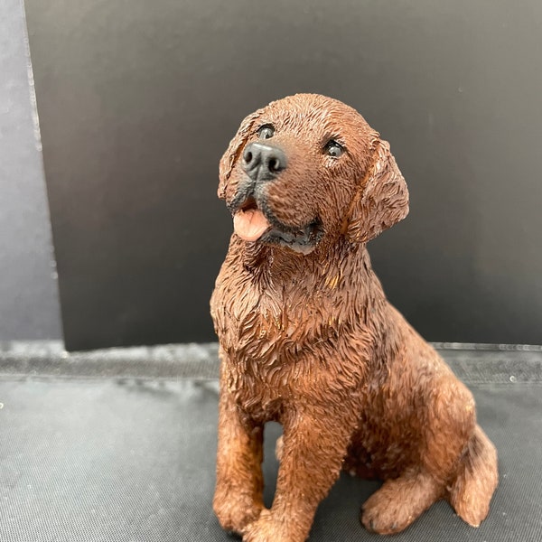 Chocolate Dog Statue - Etsy
