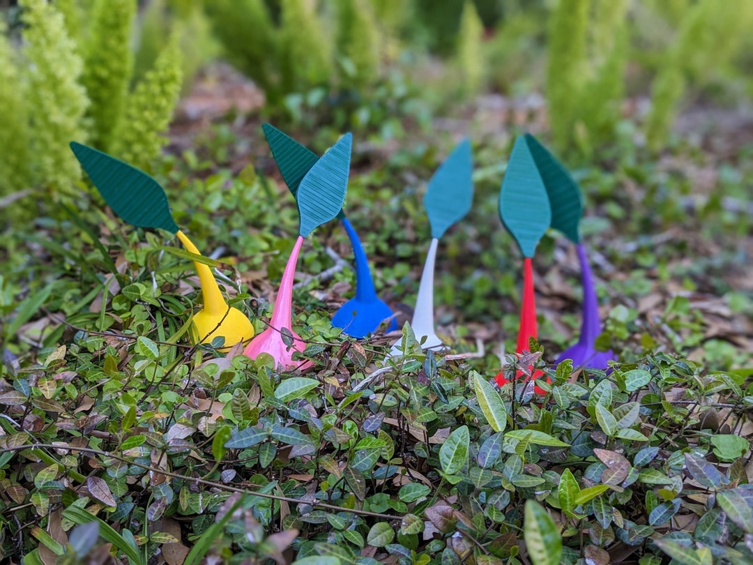 Planted Pikmin With Leaf | 3D Printed | Desk Decor | Garden Decor ...