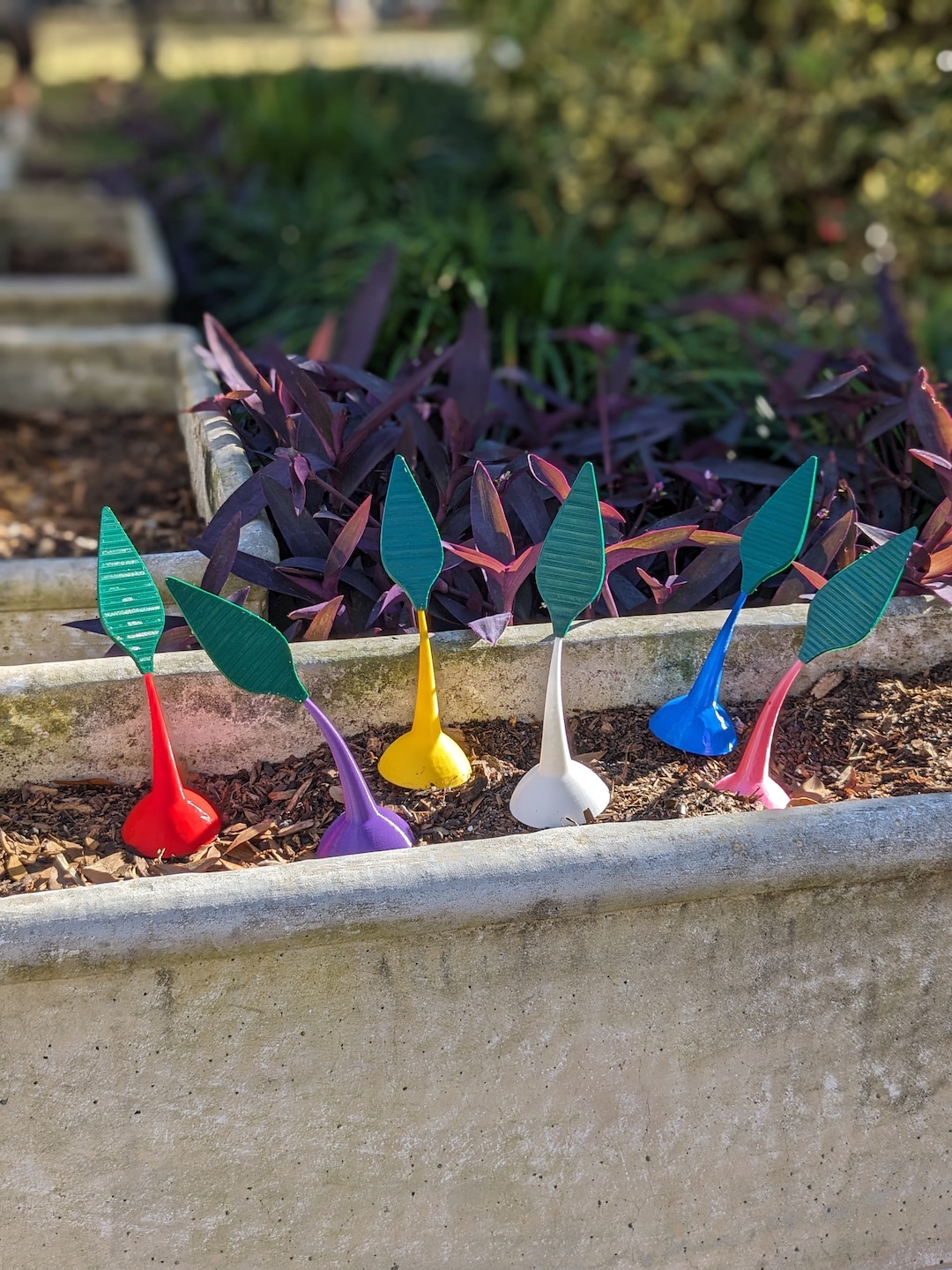 3D Printed Pikmin – Gamer Decor, All 6 Colors - Etsy