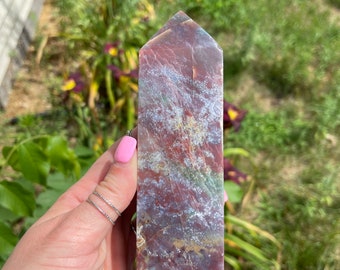 Moss Agate Red - Etsy