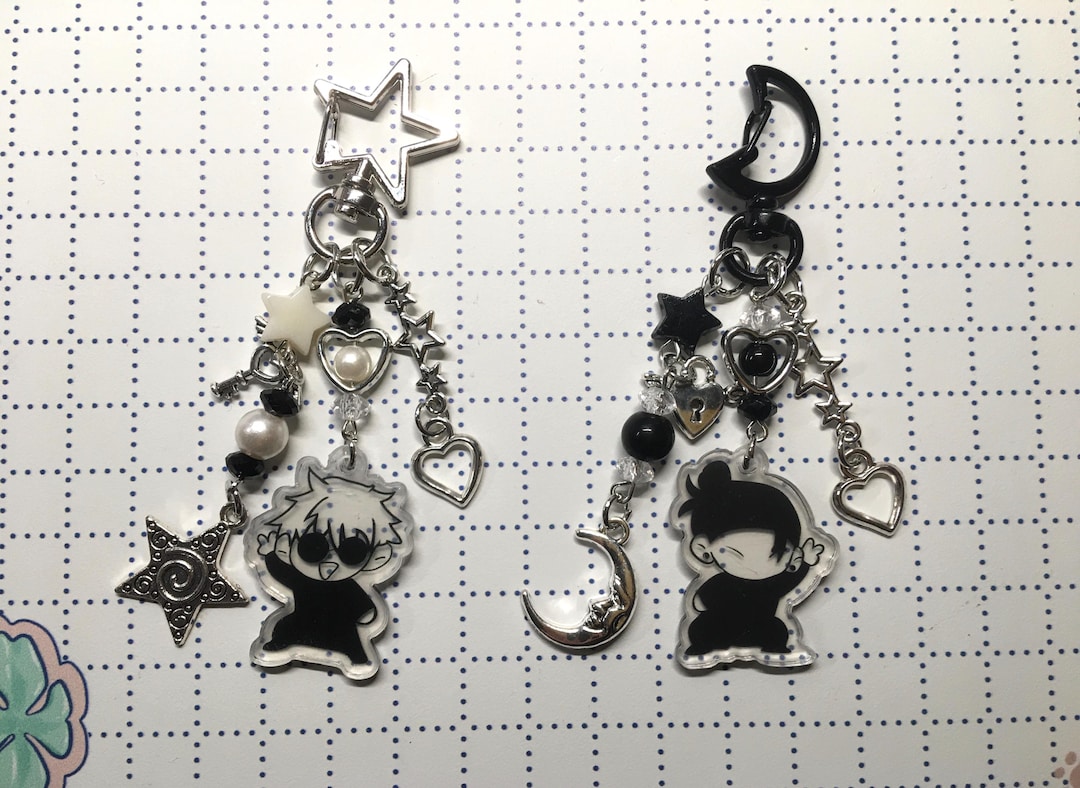 Gojo and Geto Keychain, Jujutsu Kaisen Keychain - Etsy