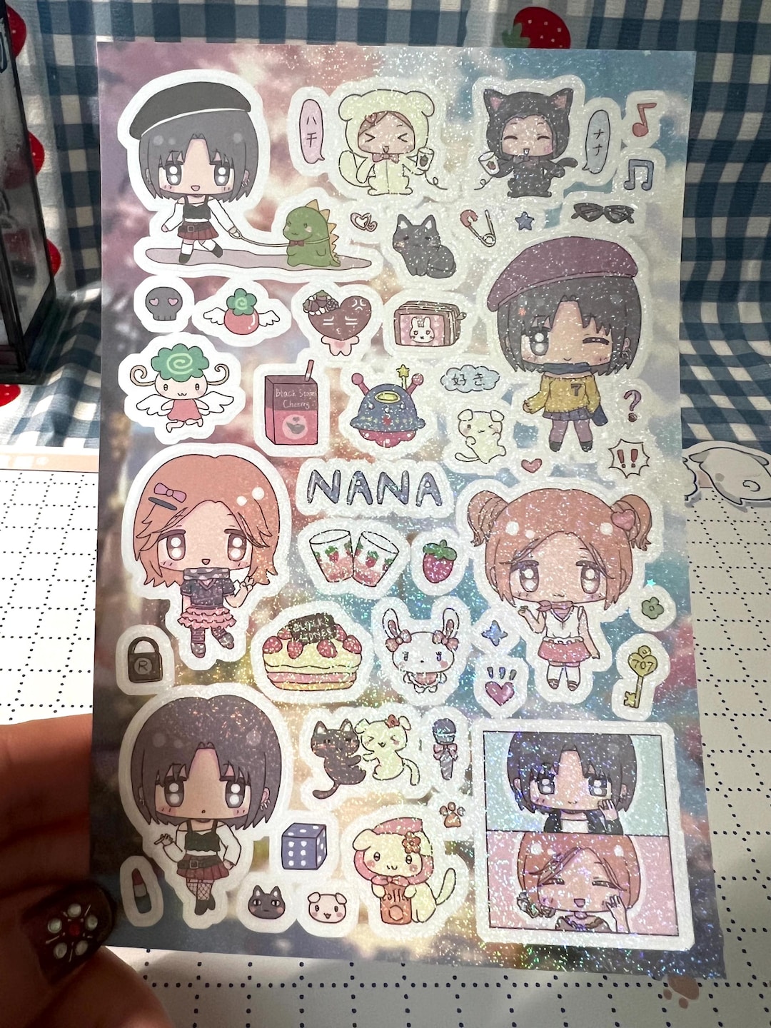 Cute Nana Sticker Sheet Anime Sticker - Etsy