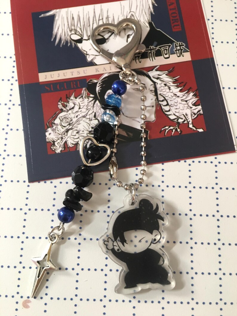 Gojo and Geto Keychain, Jujutsu Kaisen Keychain Charm - Etsy