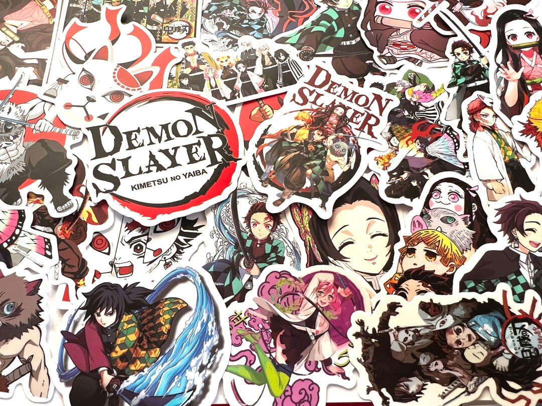Demon Slayer Stickers - Etsy
