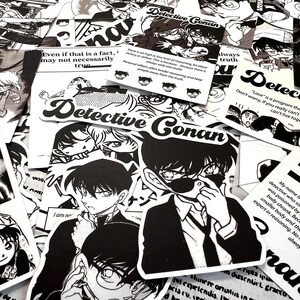 Detective Conan Stickers Set of 25pcs - Etsy