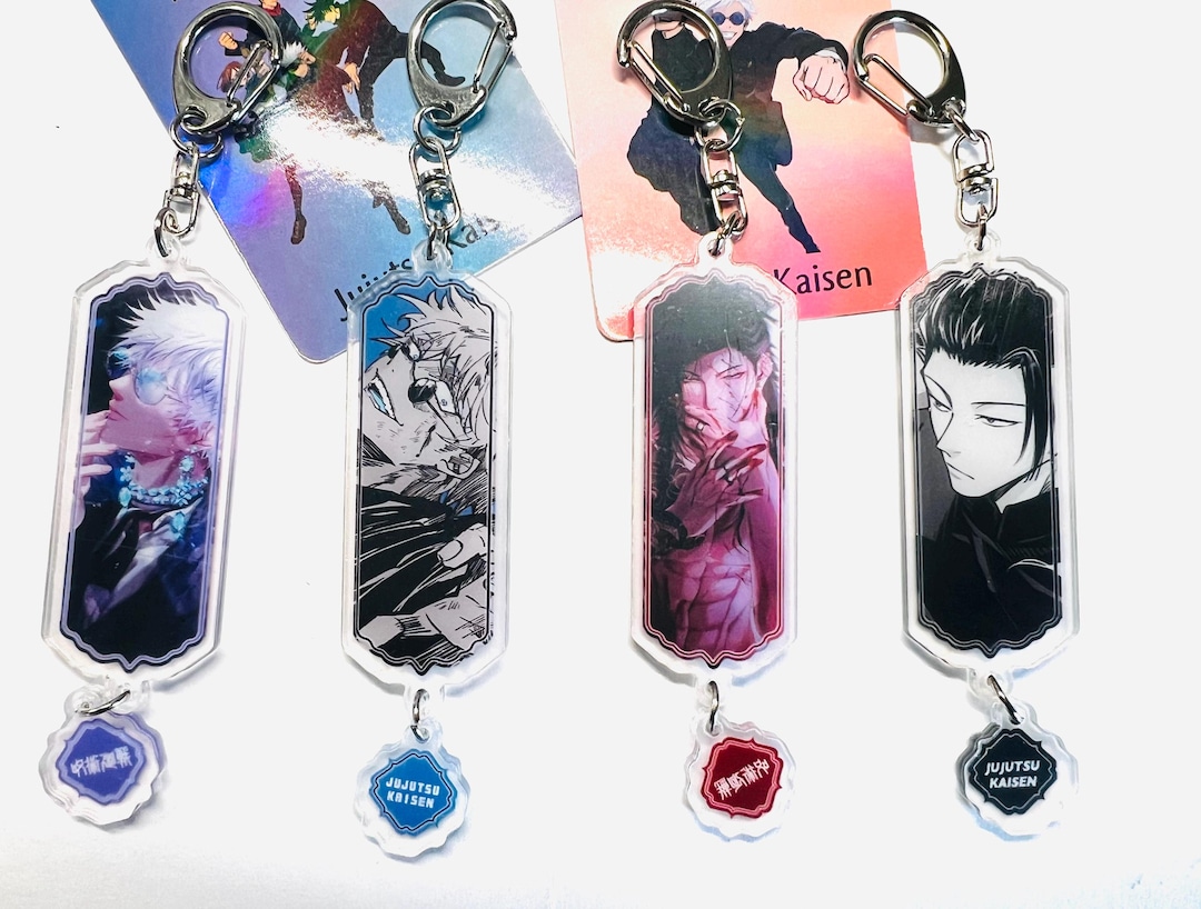 Jujutsu Kaisen Keychain, Gojo Geto Keychain - Etsy