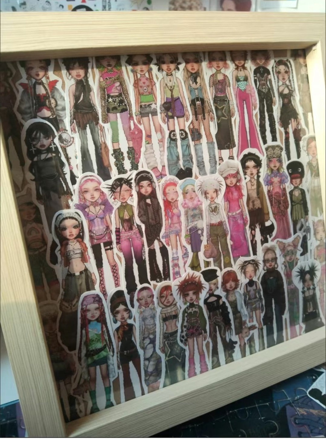 Y2K Fashion Girls Stickers, Y2K Girls Outfit Stickers, Phone Laptop ...