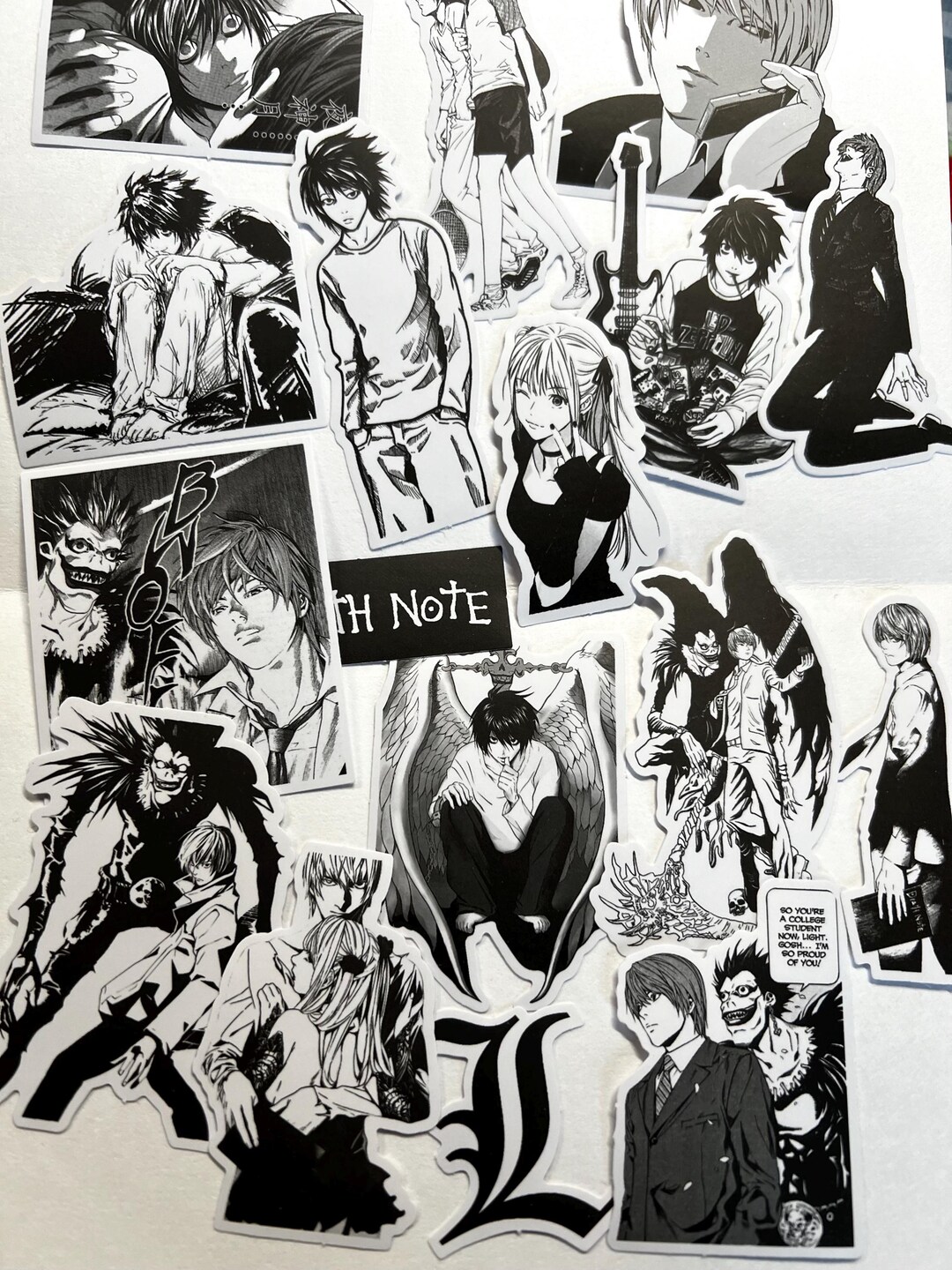 30/60 Anime Stickers, Death Stickers - Etsy
