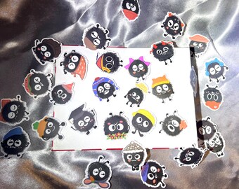 Soot Sprites Holographic Stickers - Etsy