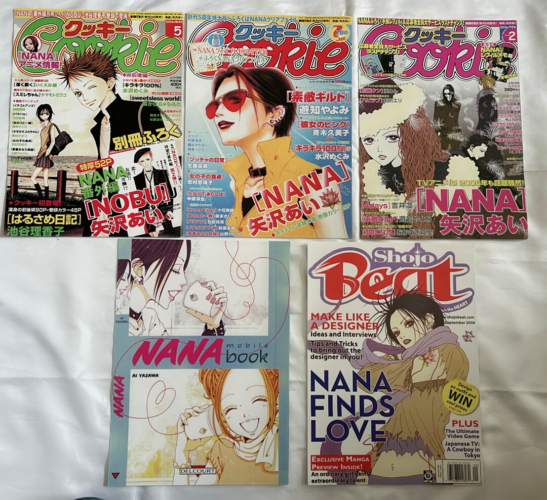 Set of 5 A4 Size Nana Anime Posters, Nana Wall Decor Posters - Etsy