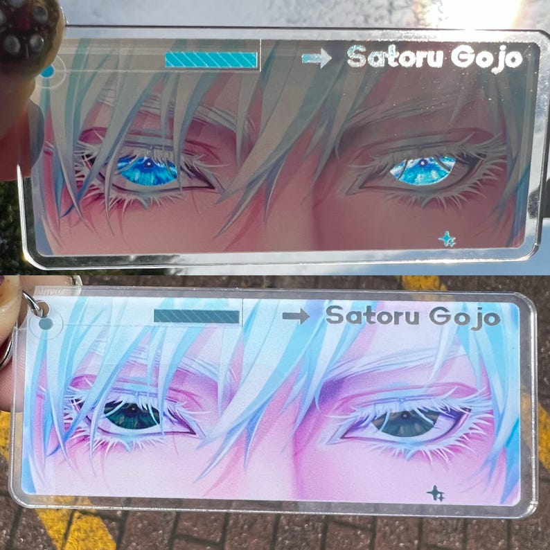 Jujutsu Kaisen Gojos Eyes Keychain - Etsy