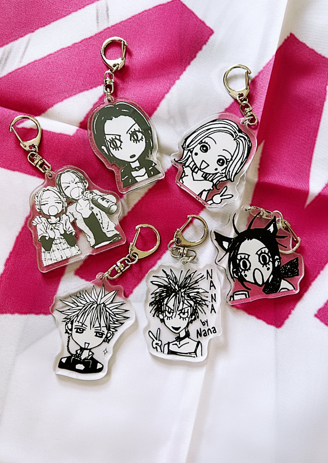 Nana Anime Acrylic Keychain Keyring Charm - Etsy