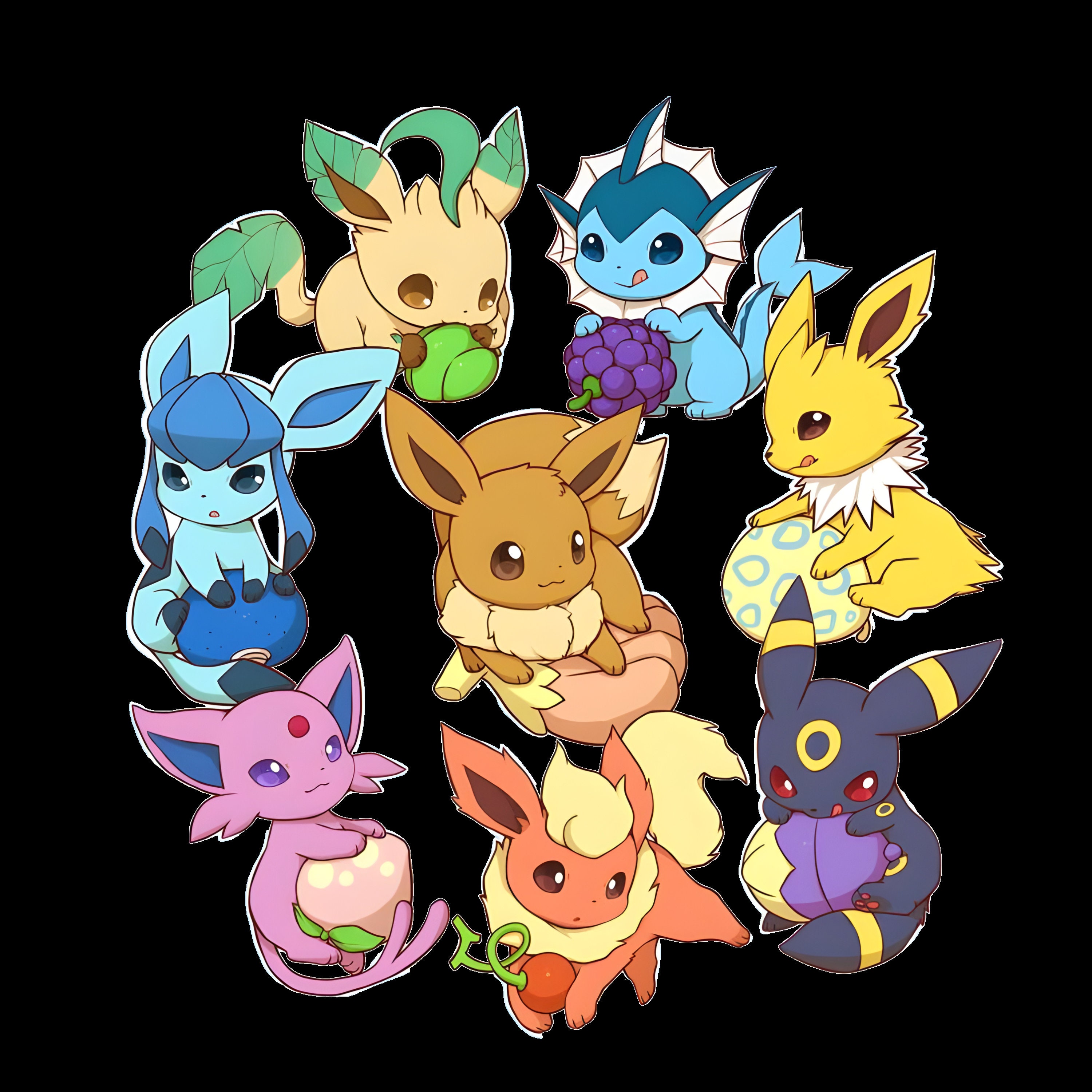 Poke Png Anime Cut Files for Cricut Instant Download - Etsy