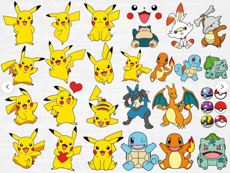 Pika SVG, Pika Svg, Pikachu , Poke SVG, Svg Png Cricut Silhouette ...