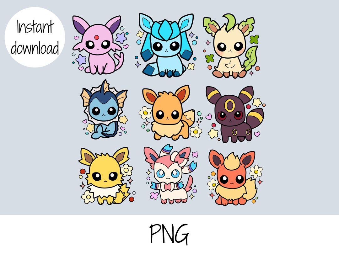 Poke Png Anime Cut Files for Cricut Instant Download - Etsy