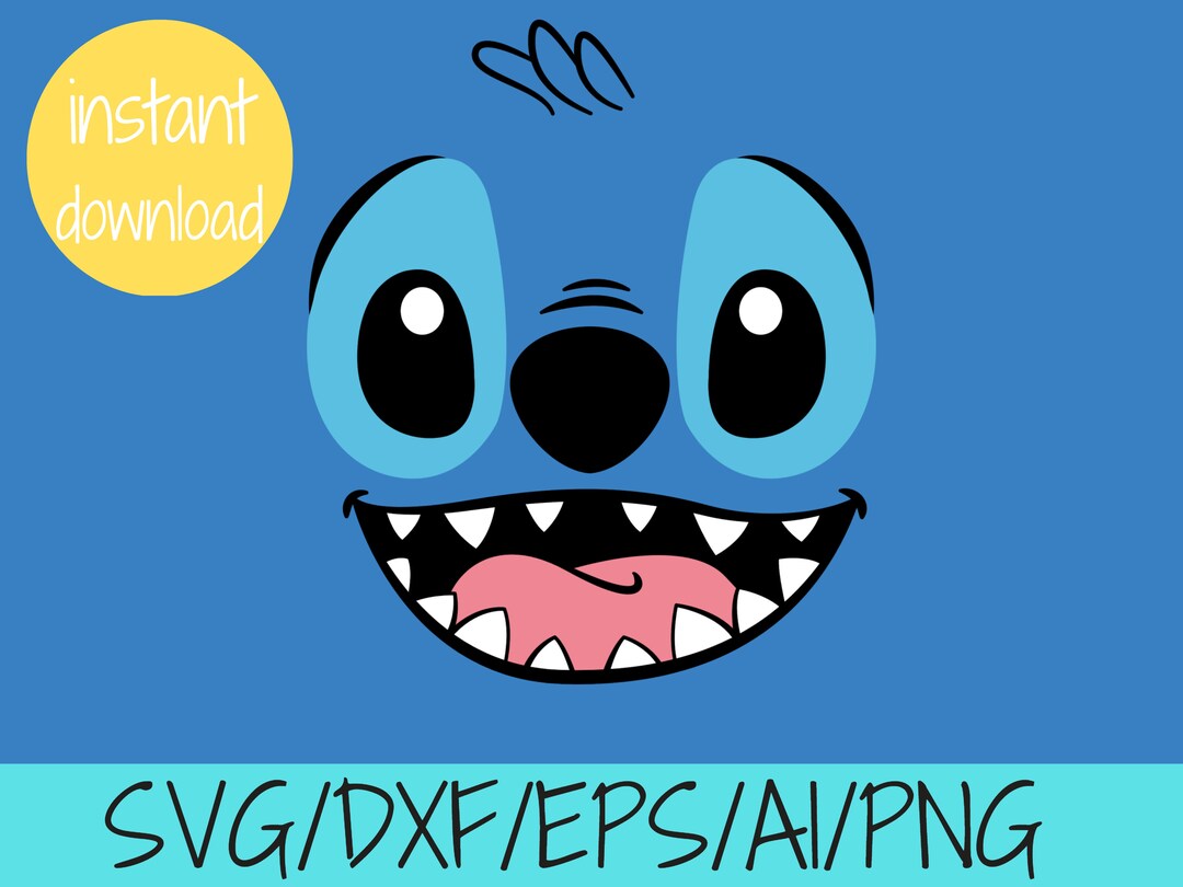 Blue alien Face Svg, Blue alien Face Design, Dxf, Png, Eps, - Etsy México