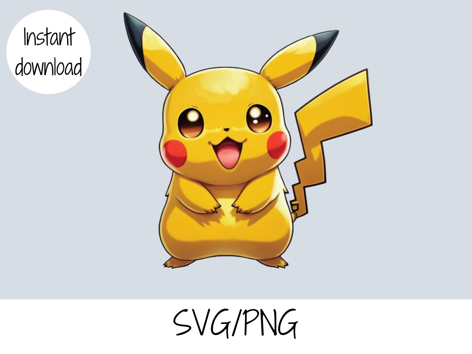 Pikasvg, PNG, Poke Svg, Clipart, Cricut Cut File, Poke, Svg, Png, Pika ...