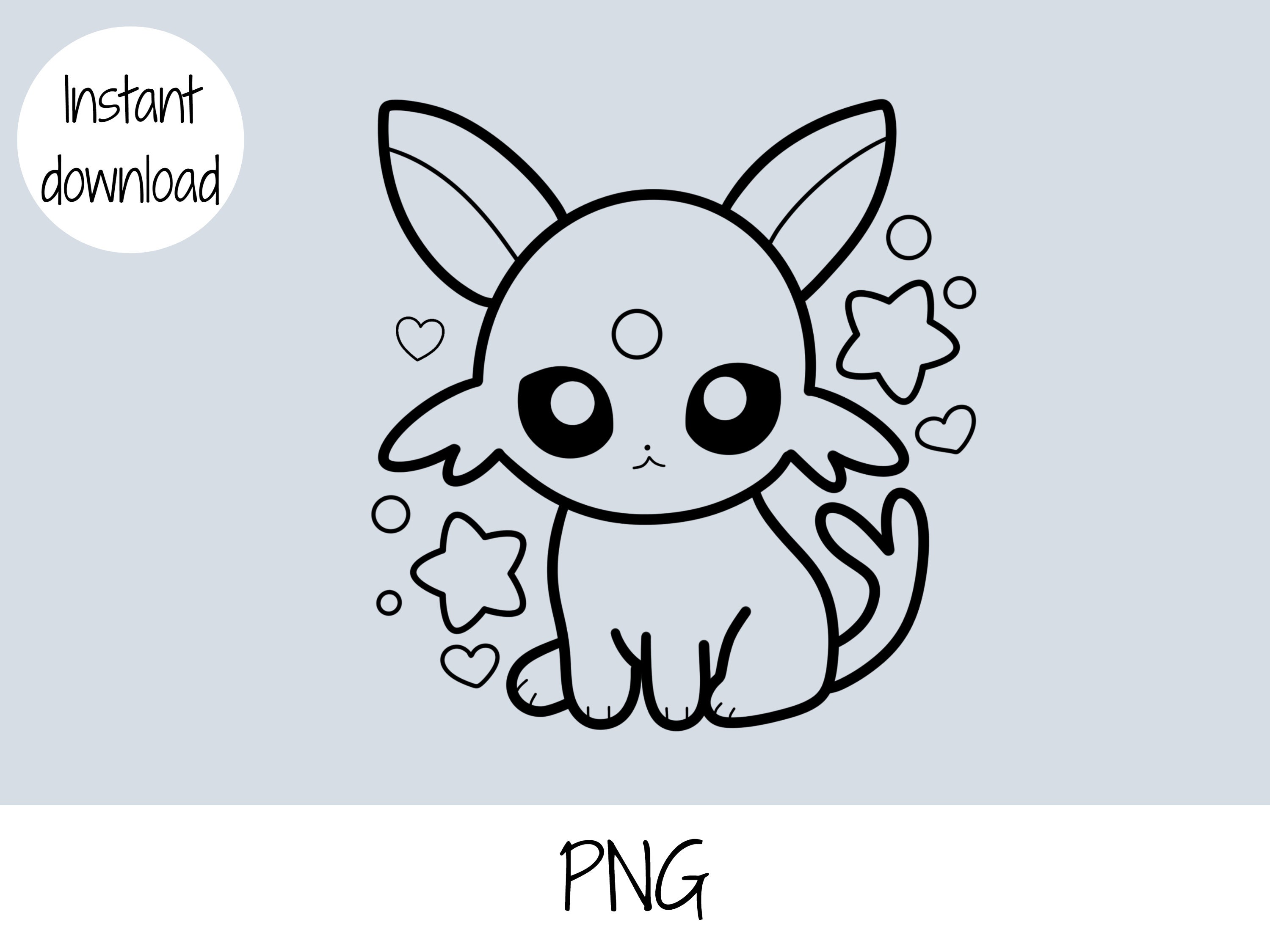 Poke outline png anime Cut Files for Cricut Instant Download - Etsy México