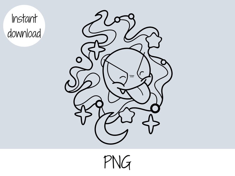 Poke Outline Png Anime Cut Files for Cricut Instant Download - Etsy