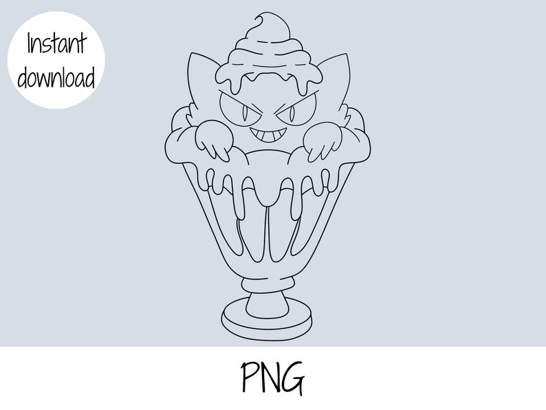 Poke Outline Png Anime Cut Files for Cricut Instant Download - Etsy ...