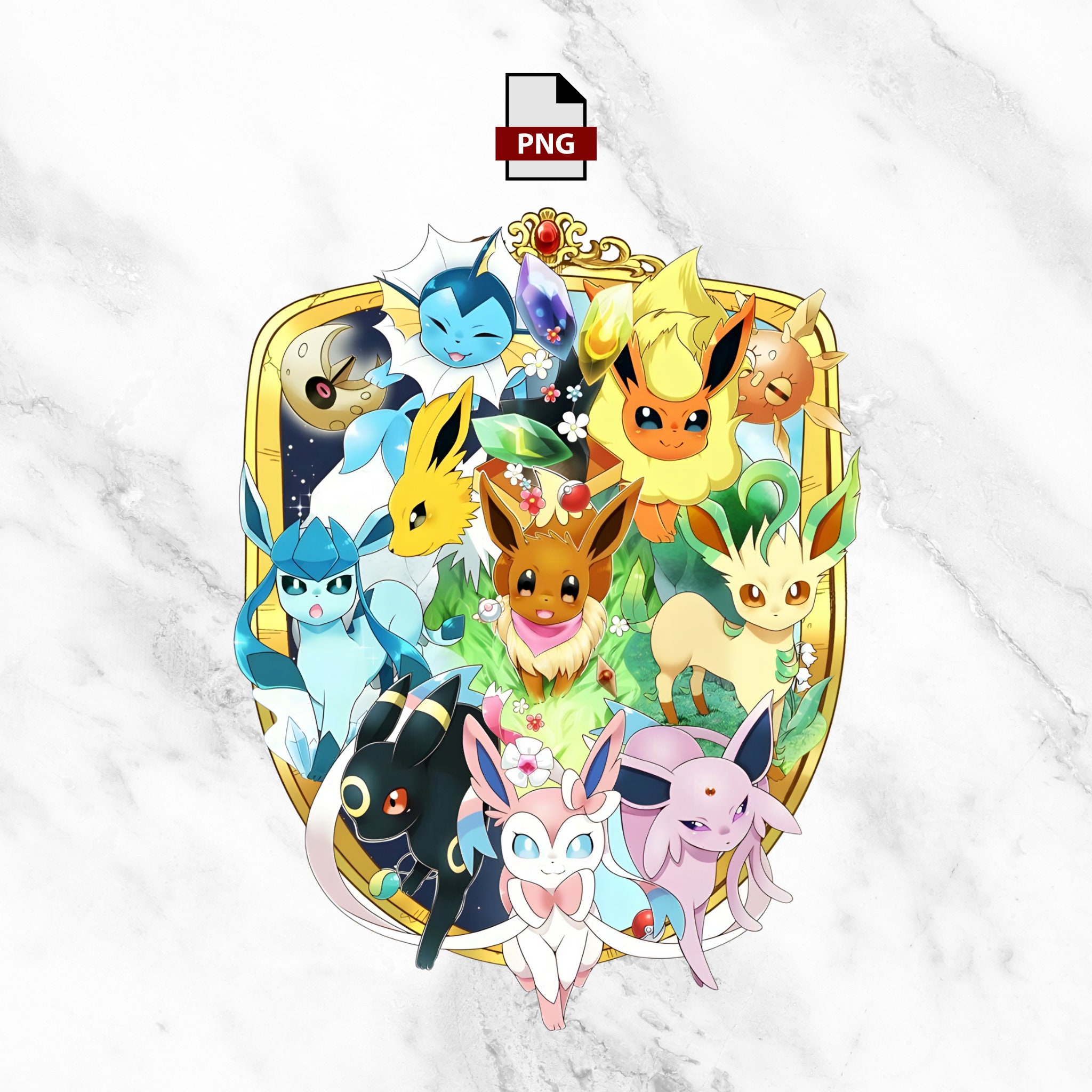 Poke Png Anime Cut Files for Cricut Instant Download - Etsy