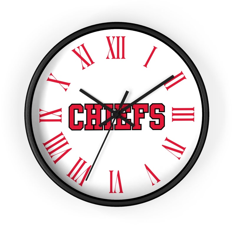 Kansas City Chiefs Wall Clock - Etsy