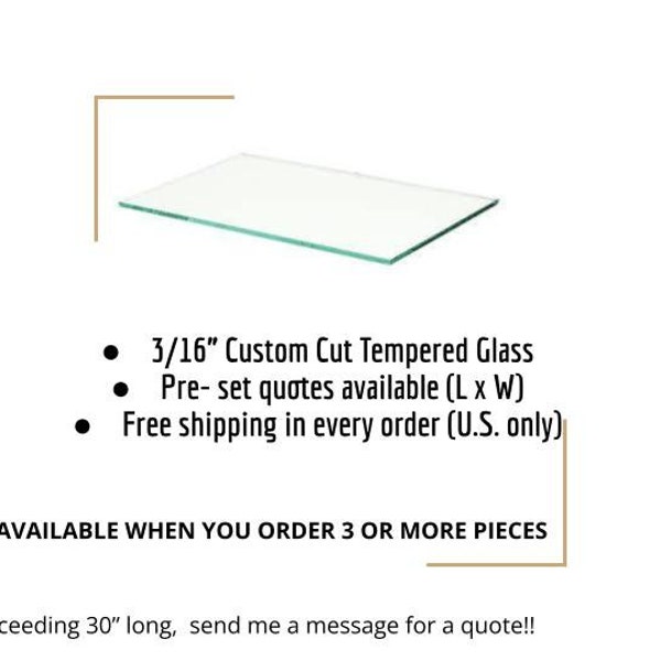 Custom Cut Glass - Etsy