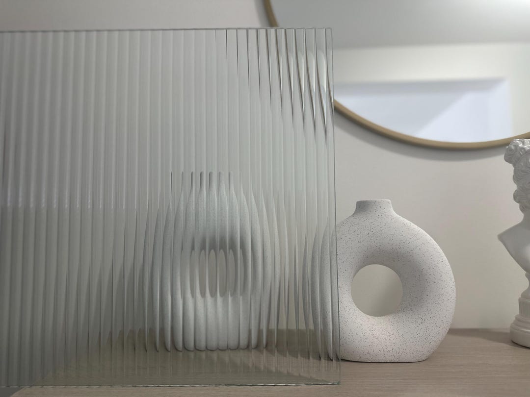 Custom Cut English Reeded Glass: 1/4" Thickness - Etsy