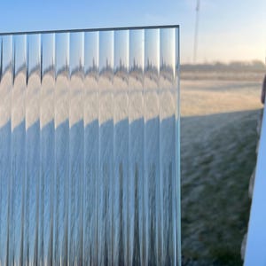 Custom Cut English Reeded Glass: 1/4" Thickness - Etsy