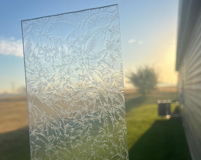 Clear Glue Chip Glass: 8” X 4” X 1/8” - Etsy