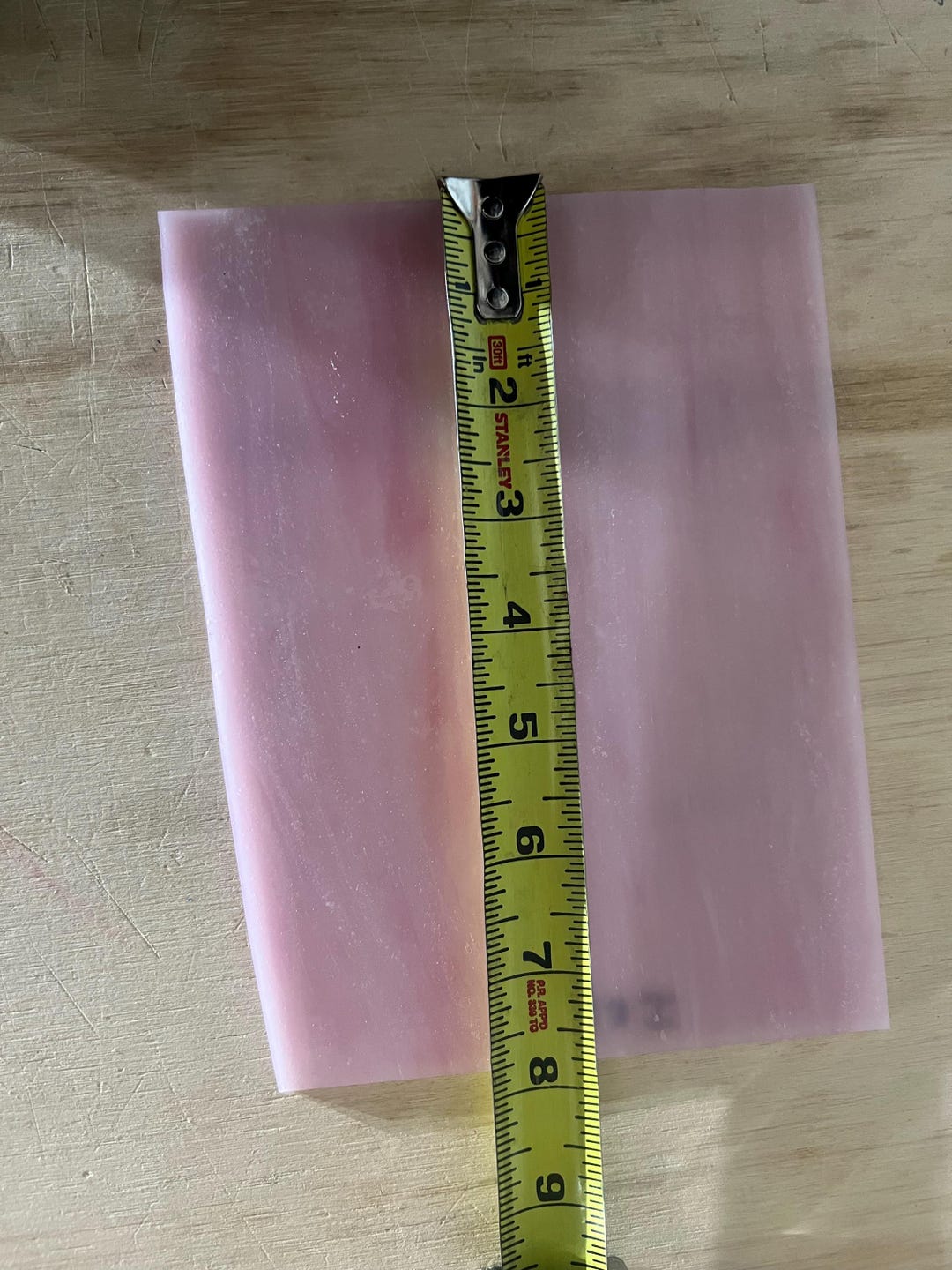 Pink Iridescent Stained Glass Sheet: 1/8”thickness. 8” X 6” - Etsy