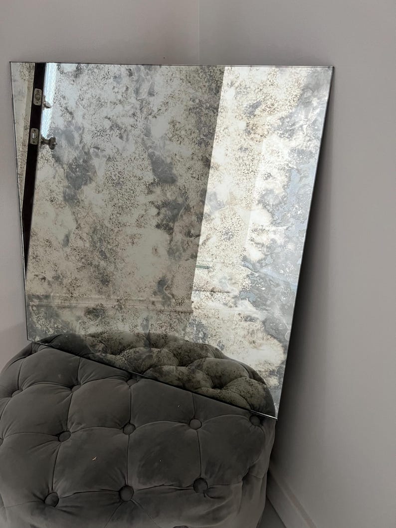 Custom Cut Vintage Mirror - Etsy