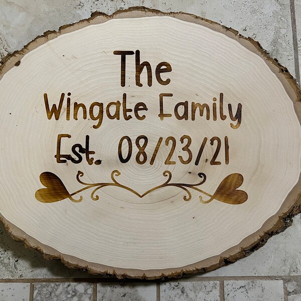 Wood Burned Sign - Etsy
