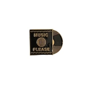 Vinyl Record Pin Pins Song Sound Badge Music Brooch - Etsy