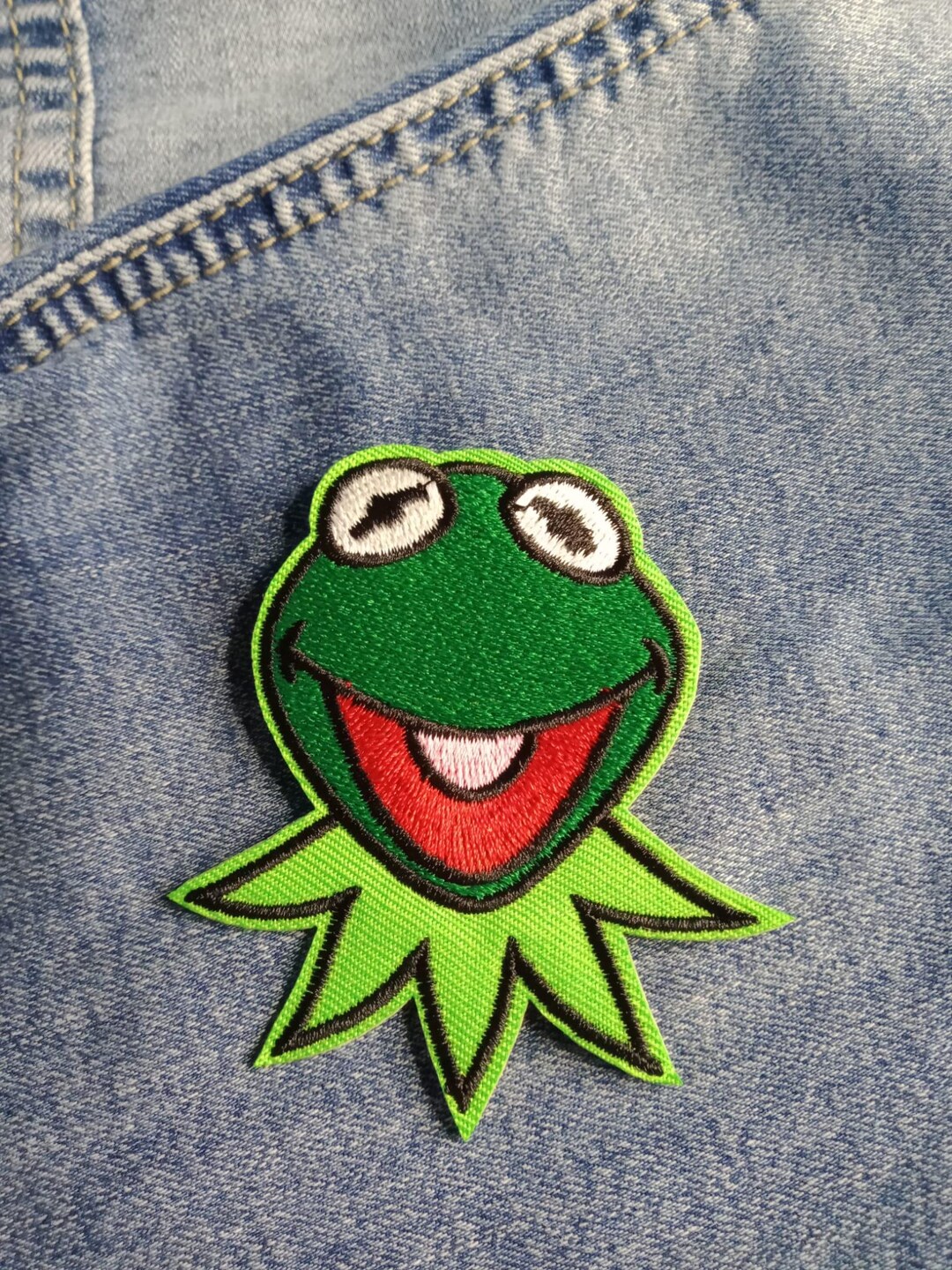 Kermit the Frog Patch - Etsy